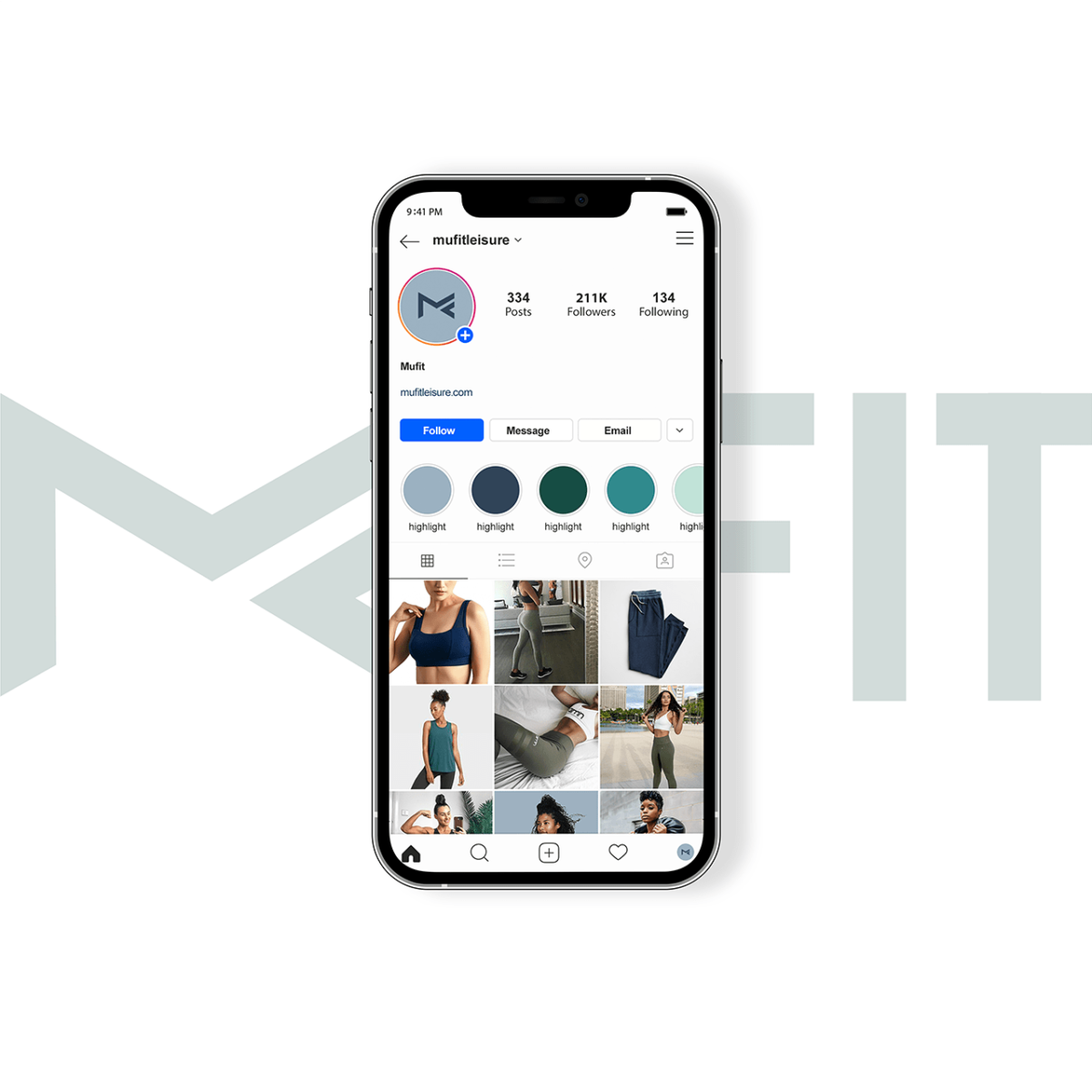 MUFIT Athleisure • Jade Agard Design