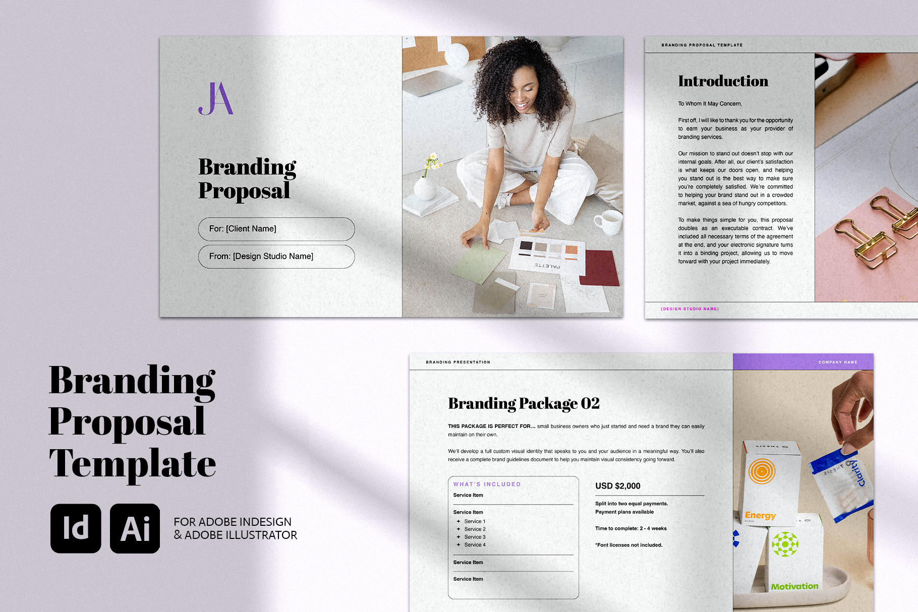 Branding Proposal Template